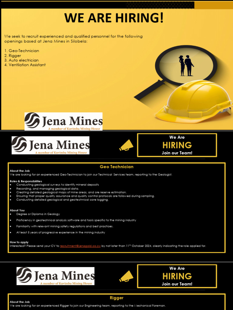 We Are Hiring! | PDF