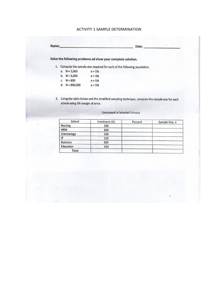 ACTIVITY-1-SAMPLE-SIZE-DETERMINATION | PDF
