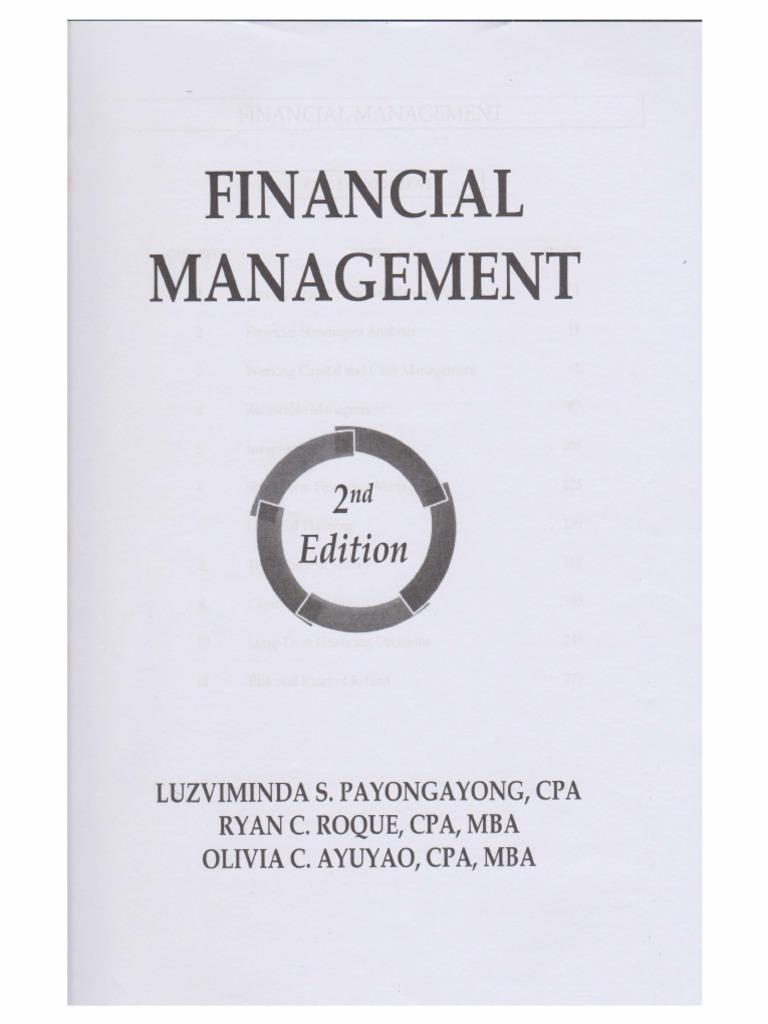 Financial Management: Edition | PDF