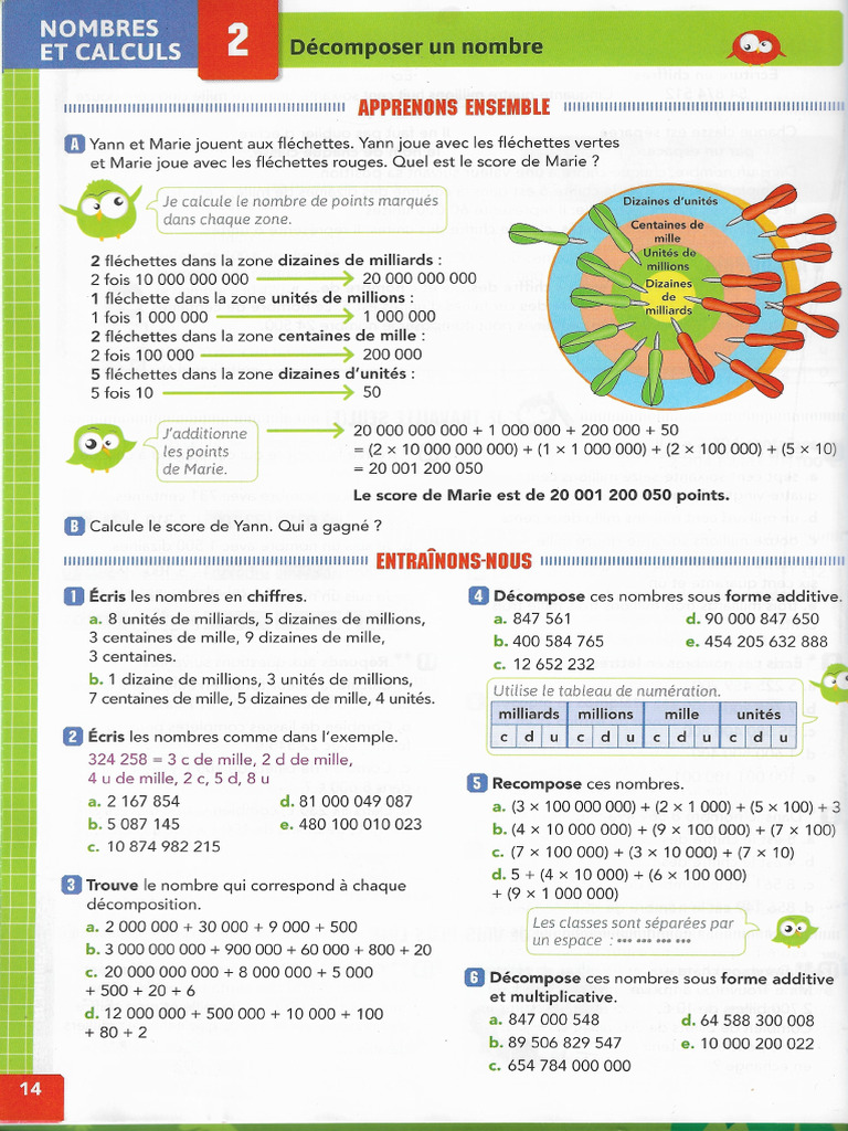 p14 15 Decomposer Un Nbre | PDF