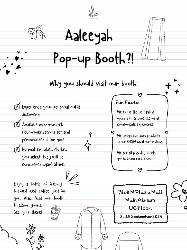 Black And White Hand Drawn Doodle All About Me Poster-2 | PDF