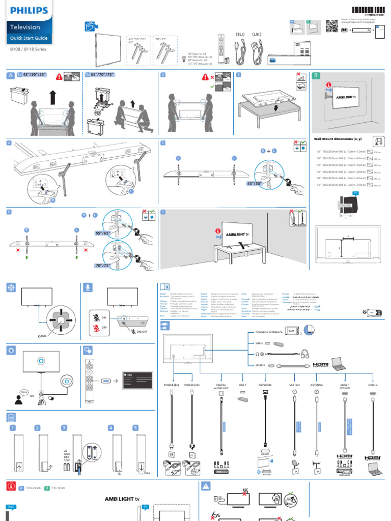 Mise en Route - Philips 8108-8118 Series | PDF