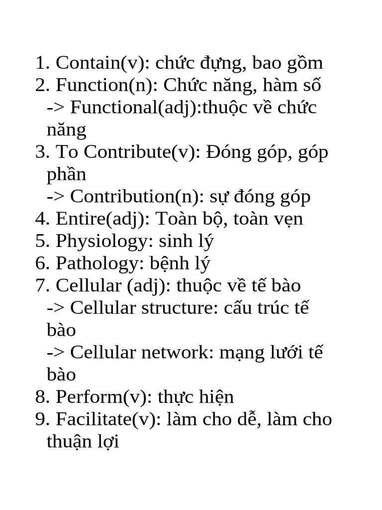 Vocabulary Chapter 4. Day 2 | PDF