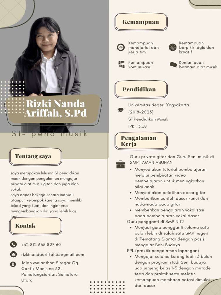 Lamaran Rizki Nanda Ariffah | PDF