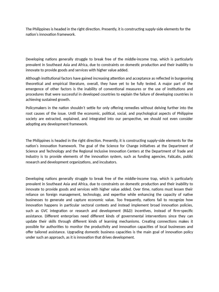 The Philippines Is Headed in The Right Direction | PDF
