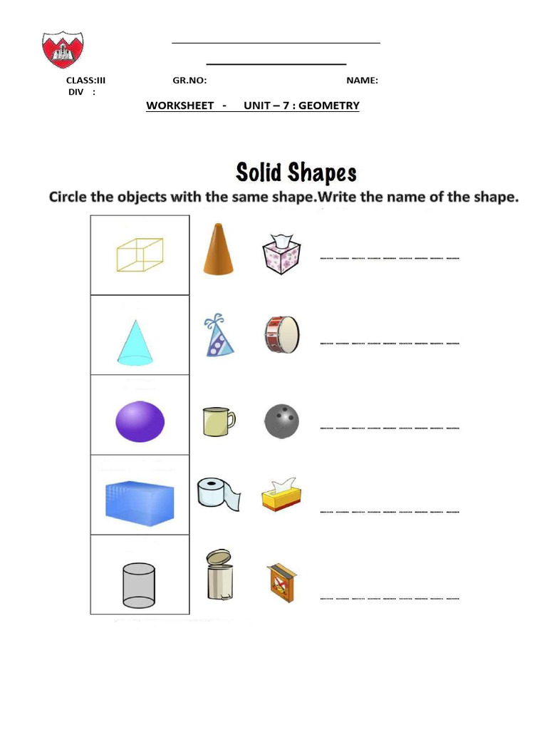 Unit 7 - Geometry (CF) | PDF