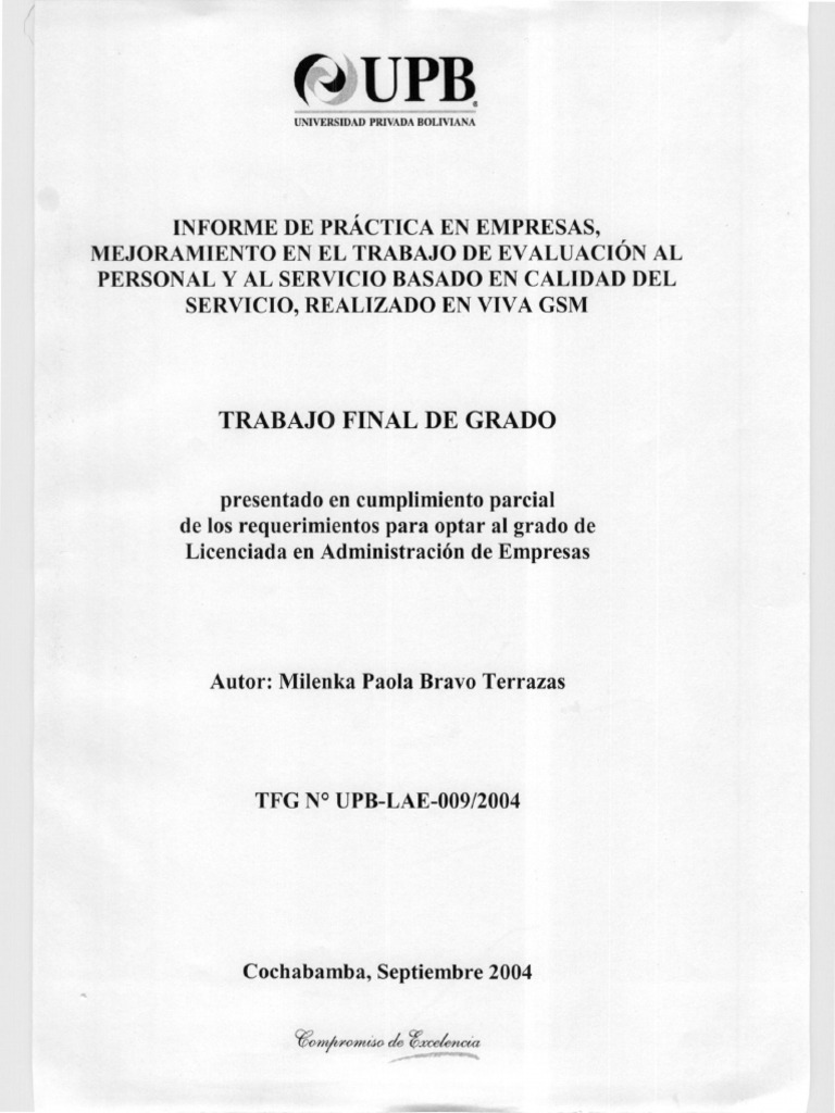 Milenka Paola Bravo Terrazas | PDF