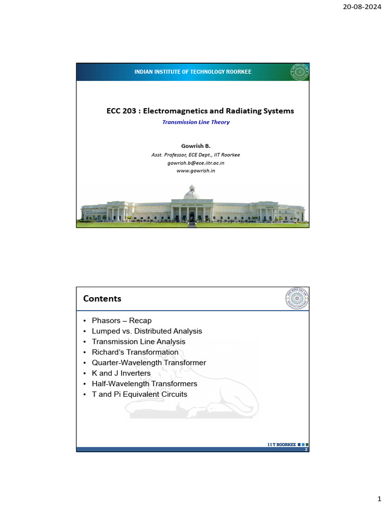 Ecc203 Tl Theory | PDF