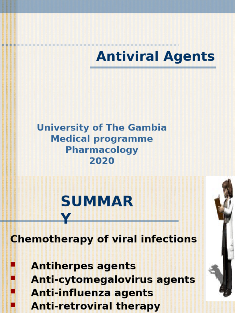 Lect 18- Antiviral Agents | PDF Lect 18- Antiviral Agents | PDF