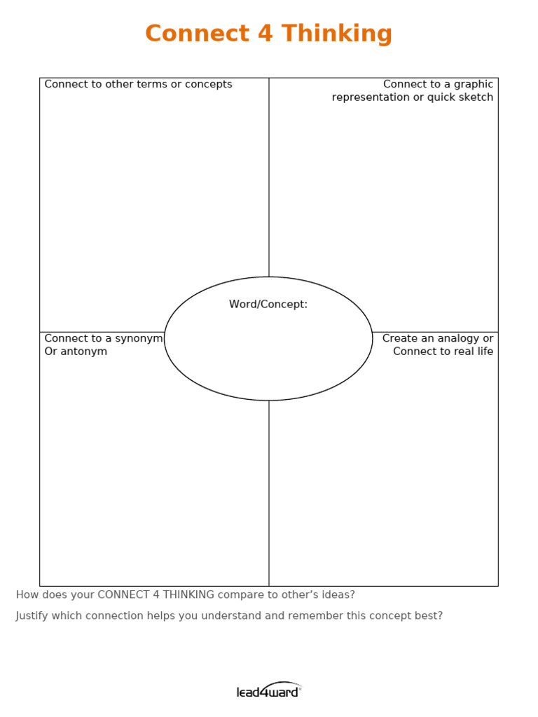 Connect 4 Thinking | PDF