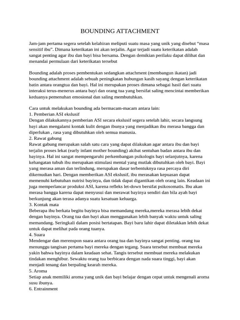 Bounding Attachment | PDF