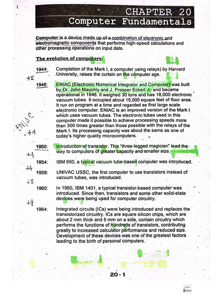 Comp. Fundamentals | PDF