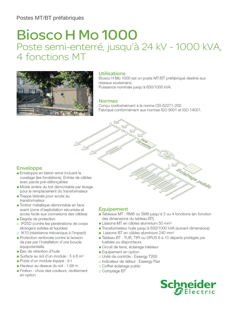 Poste Préfabriqué S Biosco | PDF