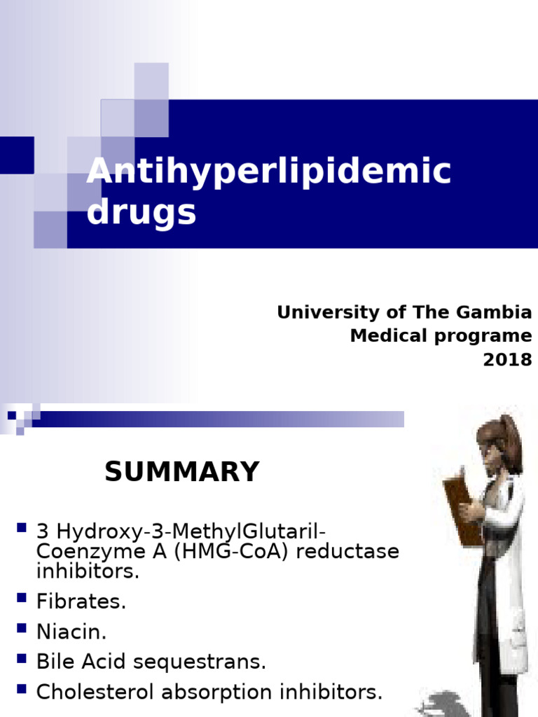 Lect 14 Antihyperlipidemic Drugs Pdf