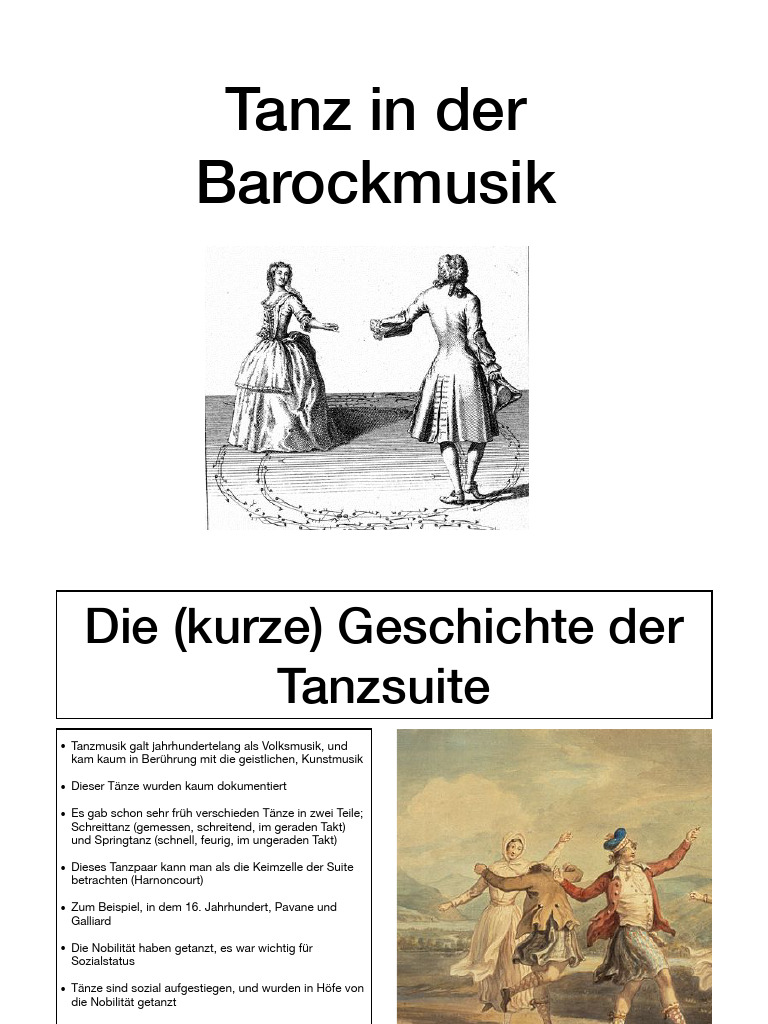 Tanz in Der Barockmusik | PDF