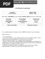 Bank of Baroda Fixed Deposit Form | PDF | Banking | Financial Services