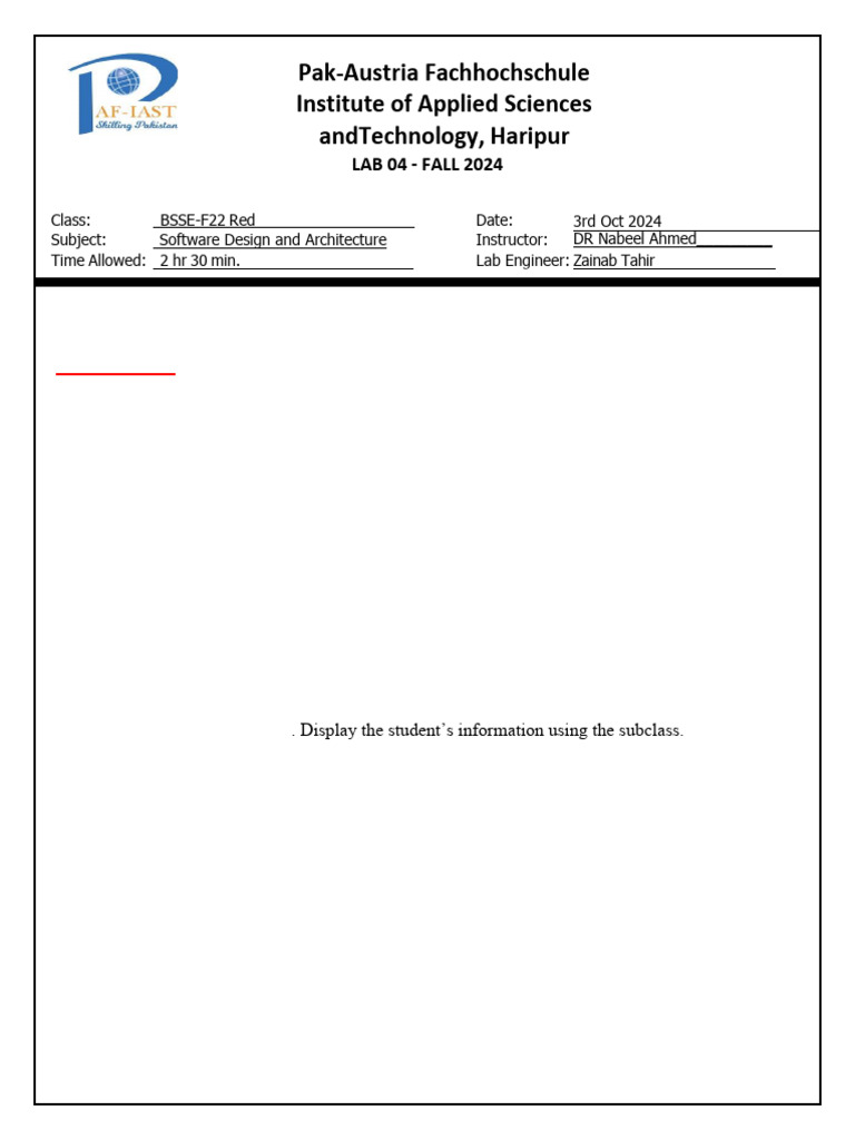 SDA Lab Task 5 20241003 | PDF