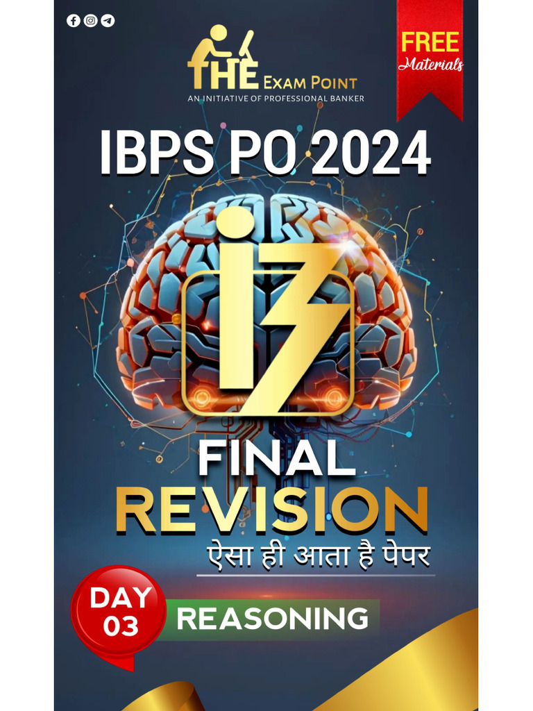 Ibpo Po Pre Reasoning Final Revision Day | PDF