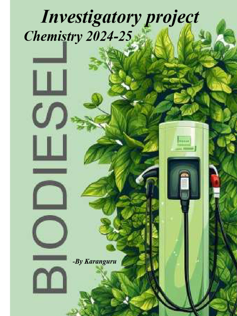 Frontpage Biodiesel | PDF