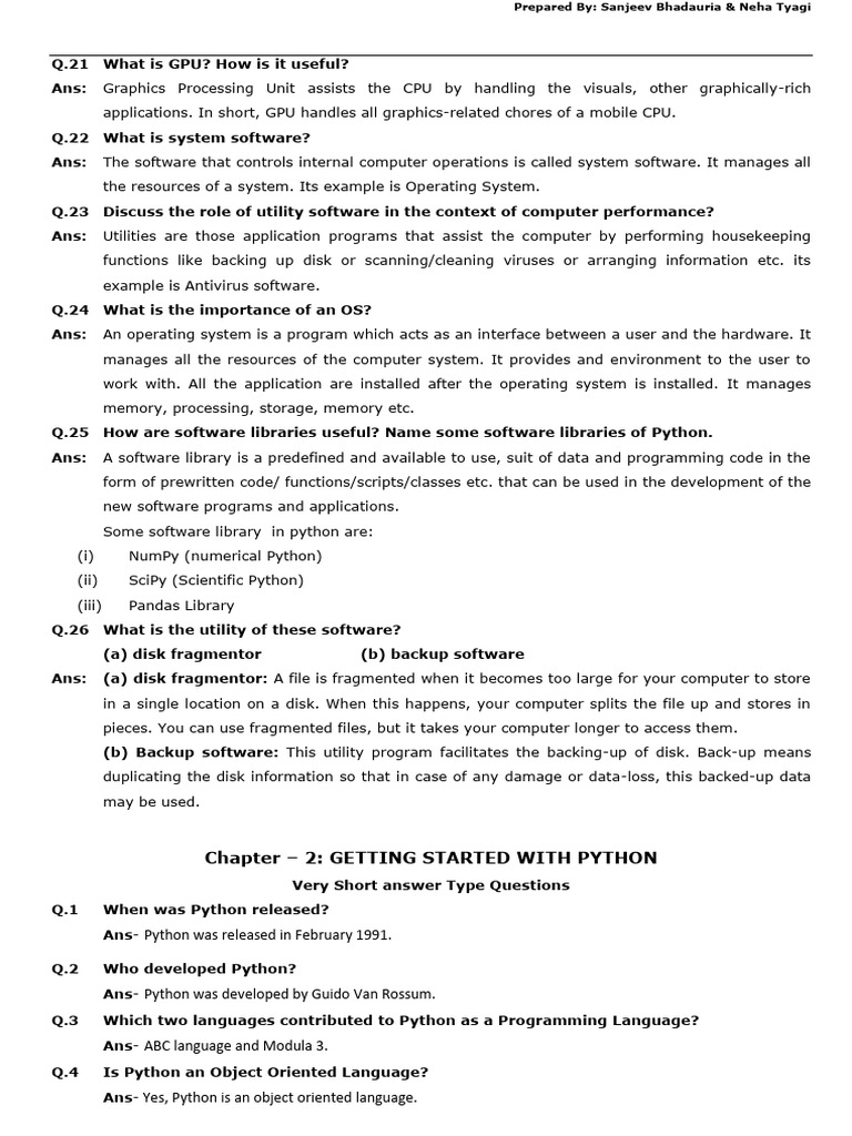 Python Programming | PDF