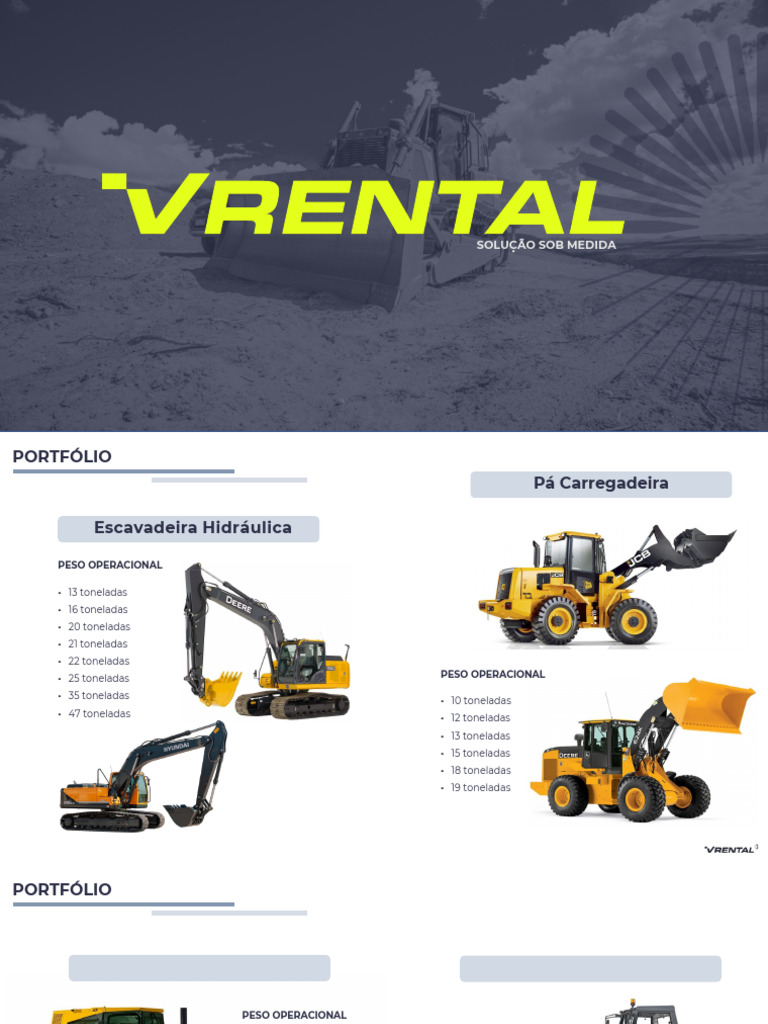 V Rental - Portfolio Produtos | PDF