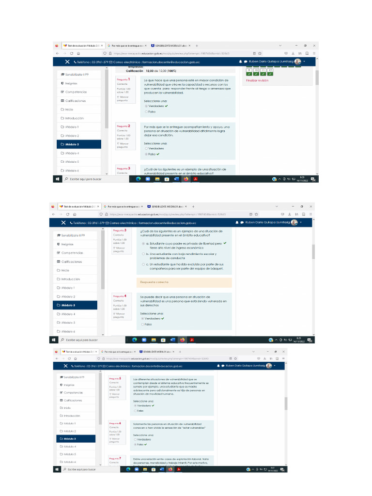 EVALUACION MODULO 3 | PDF
