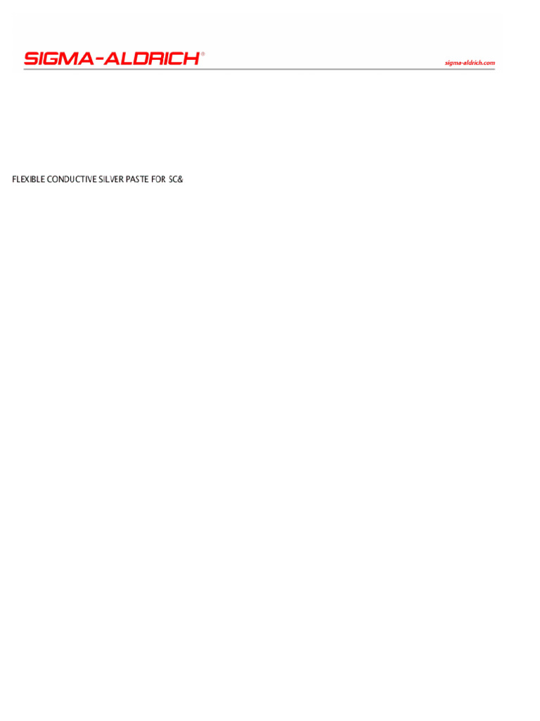 Technical Sheet | PDF