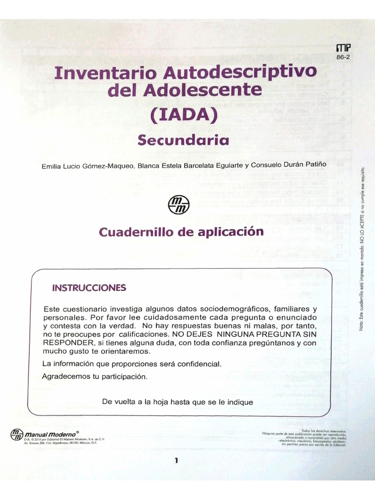 IADA Secundaria | PDF
