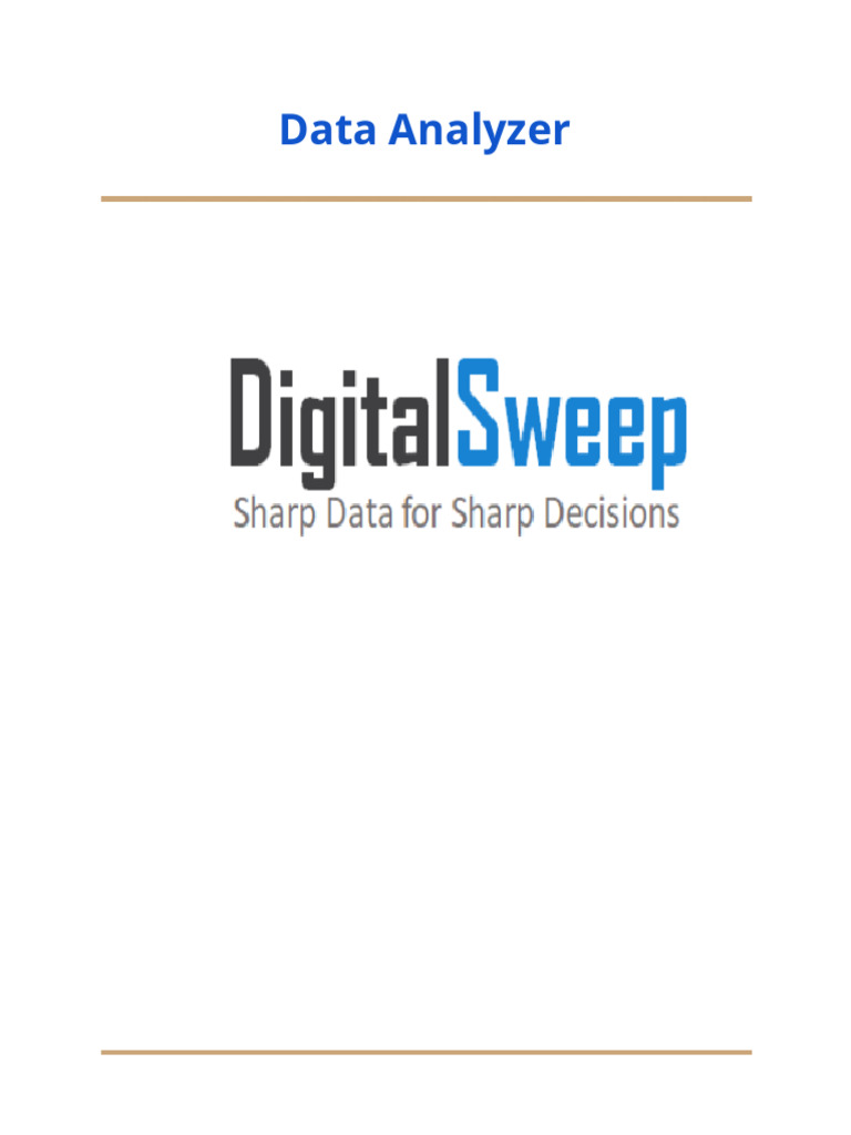 Data Analyzer | PDF