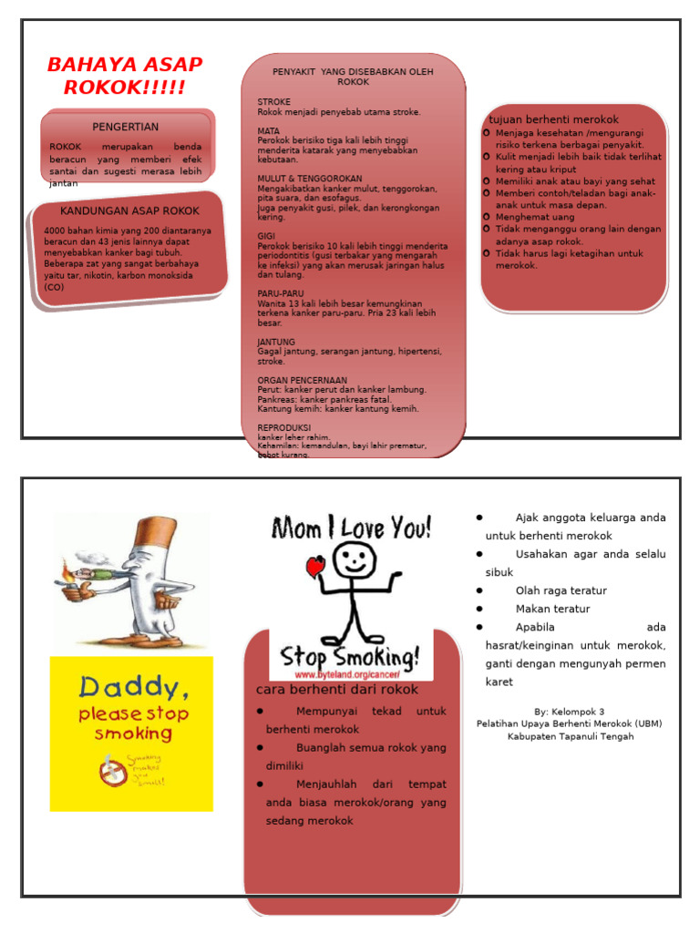 LEAFLET - BAHAYA - ASAP - ROKOK Fix | PDF