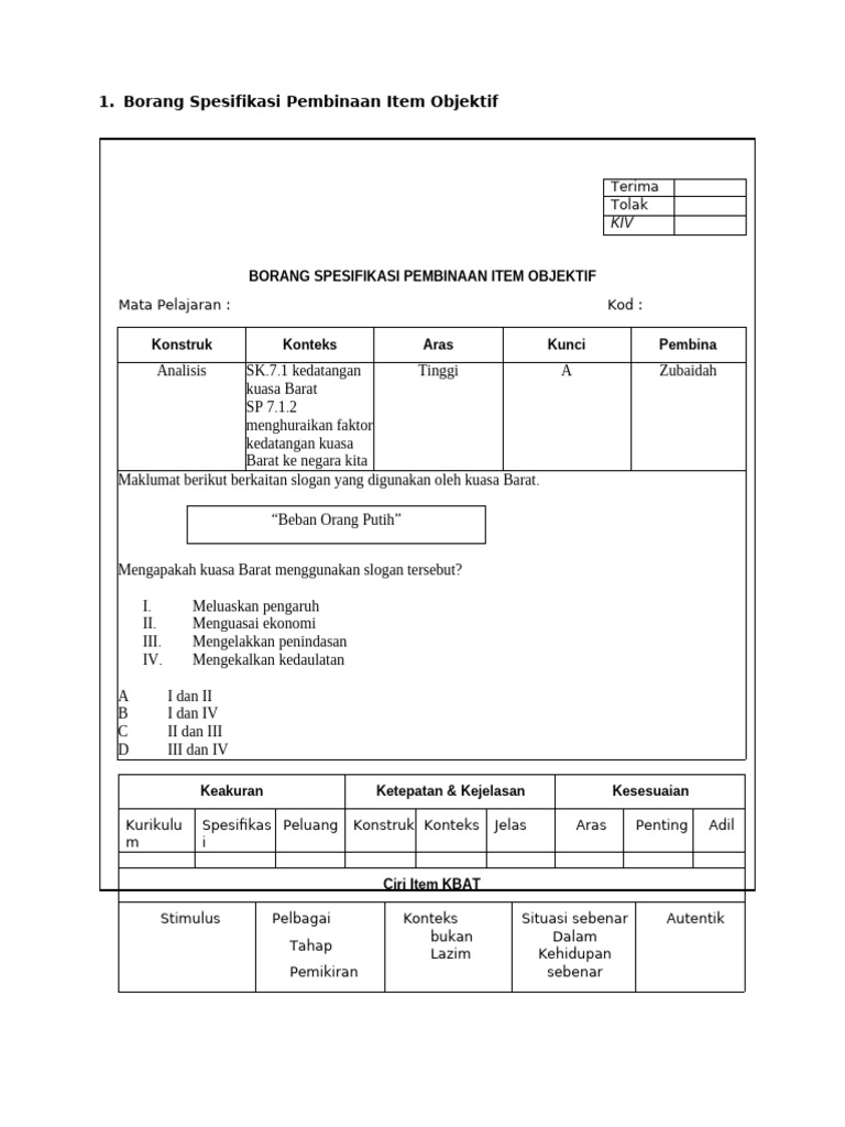 Jsi (Zubaidah) | PDF | Malaysia
