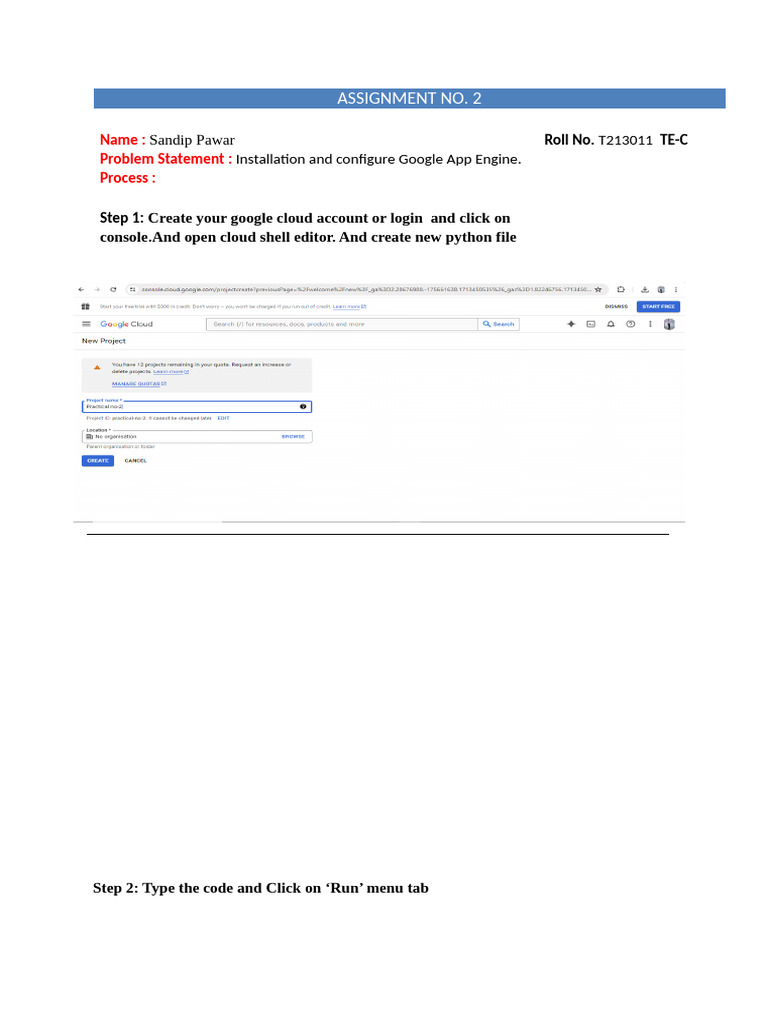 Practical No2 CC F | PDF