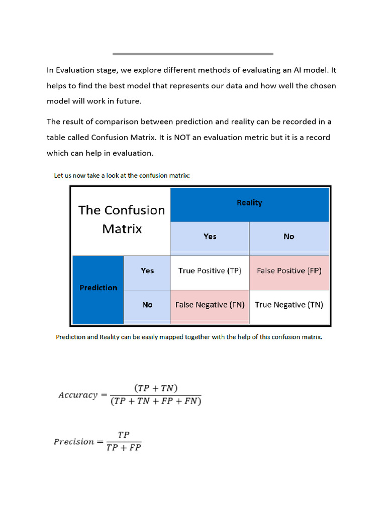 Confusion Matrix Explainers | PDF