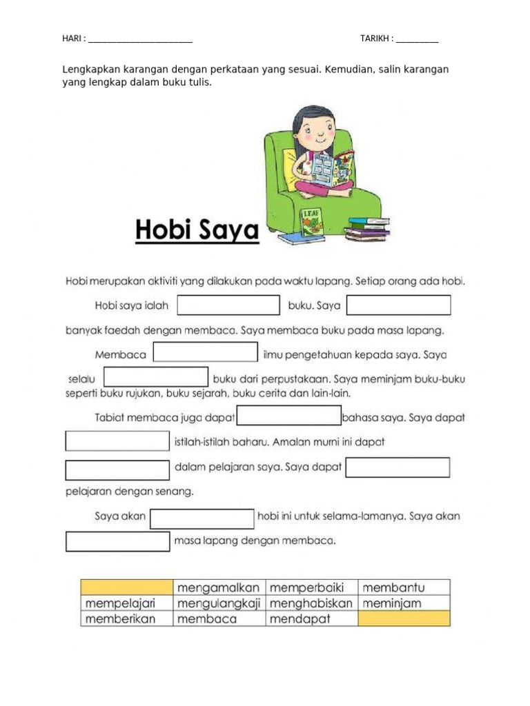 latihan bm tahun 4 | PDF