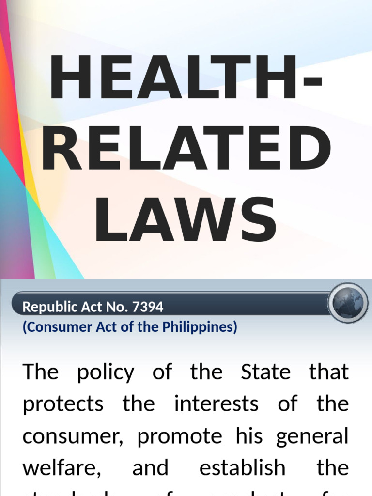 Health Related Laws | PDF