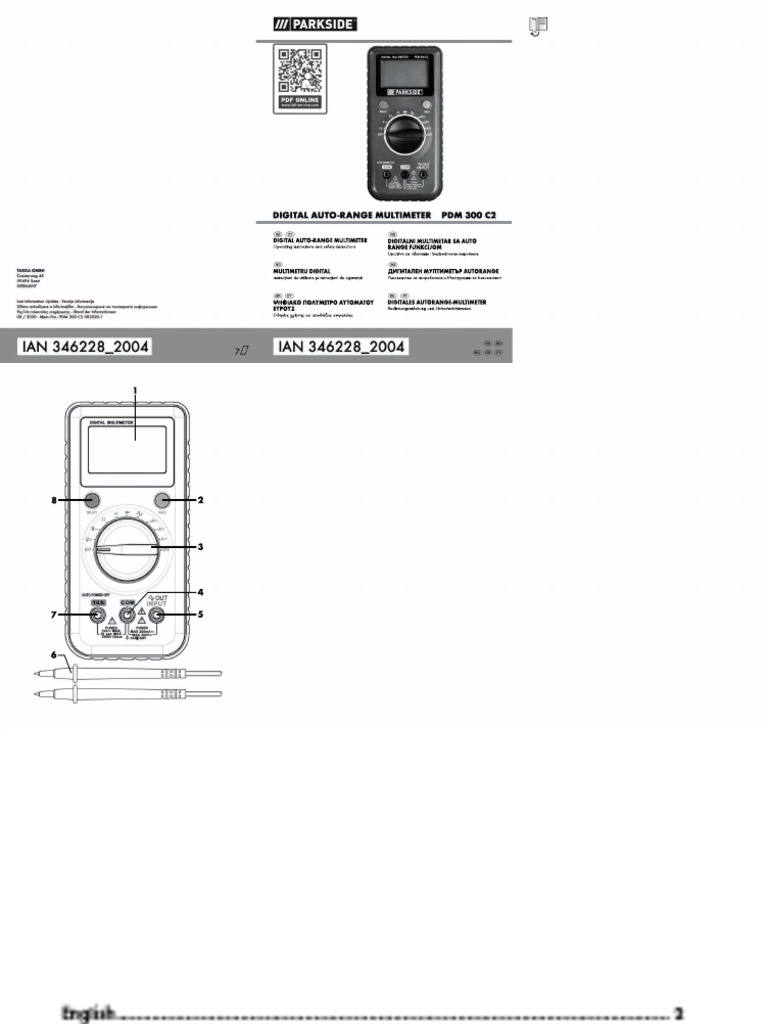 Multimetru LIDL | PDF