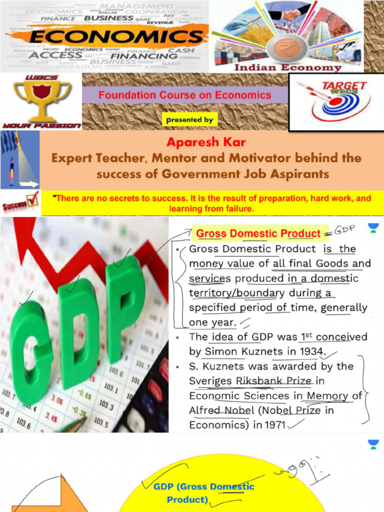 Concept of GDP GNP NNP NDP Etc With Anno | PDF