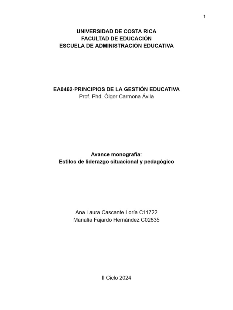 Avance Monografía - Ana Laura Cascante Loría C11722 y Marialía Fajardo ...
