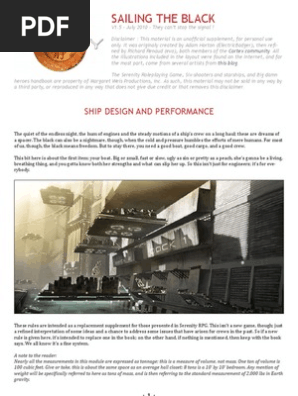 Serenity Rpg Ship Layout
