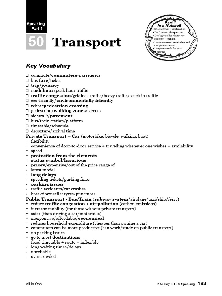 Part 1 Transport | PDF
