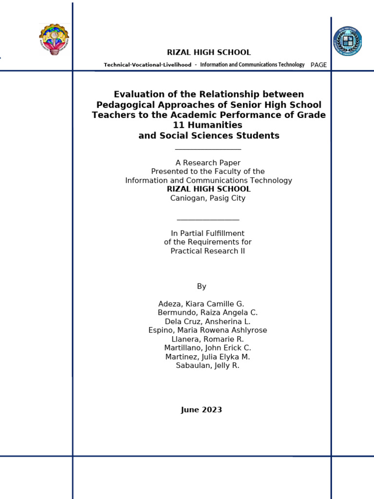 Sample Template For Research | PDF