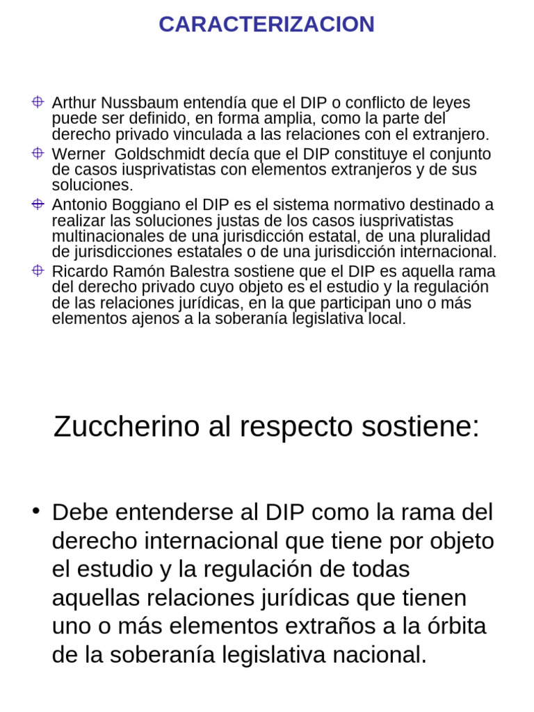 Clase 1 d.i.privado Sobre Caracterizacionubicacion y Denominacion Del ...