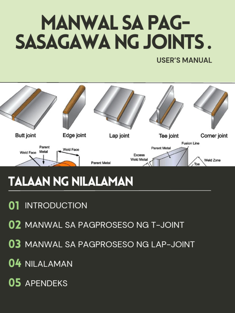 Manwal Sa Pagsasagawa NG Joints - 20240922 - 170423 - 0000 | PDF