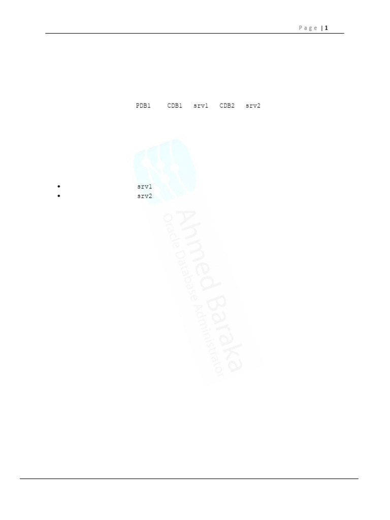 7.1 Practice 8 - Creating A PDB by Relocating A PDB | PDF