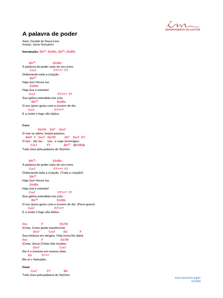 A Palavra de Poder | PDF