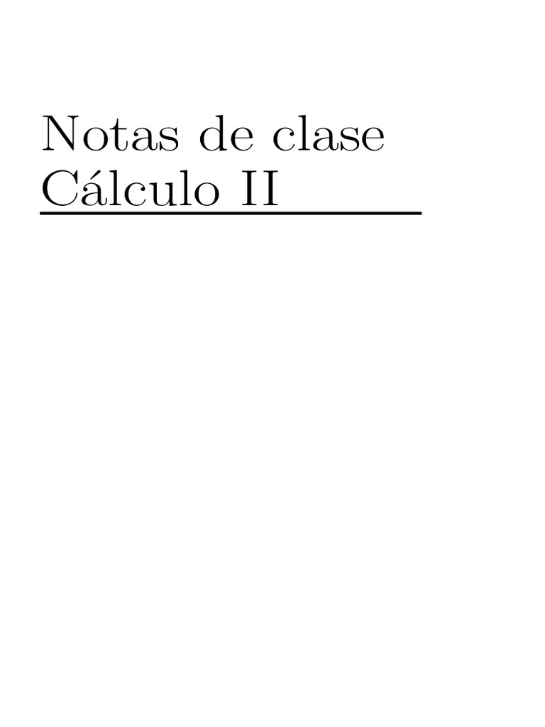 Notas Clase | PDF