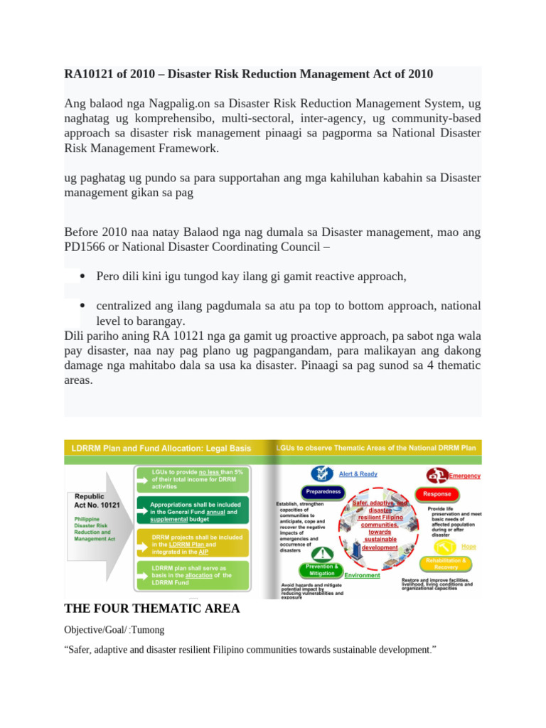 The Four Thematic Area | PDF