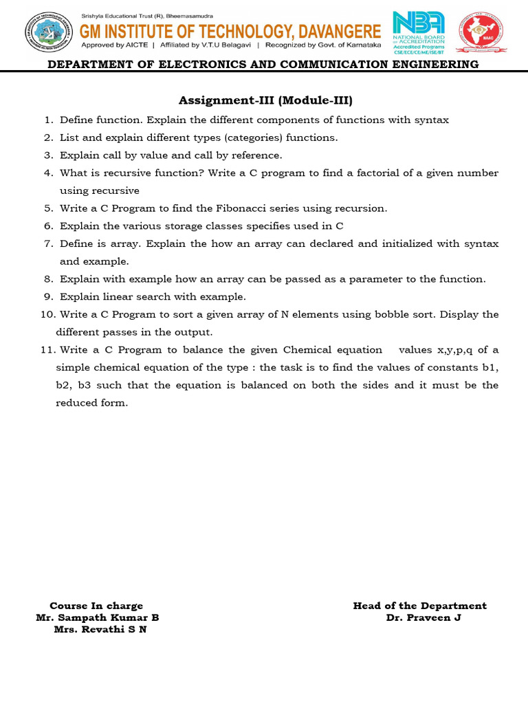 ICP Assignment III | PDF