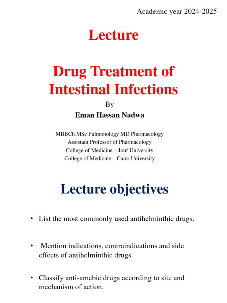 GIT Infections 2024-2025 | PDF | Antibiotics | Medical Specialties