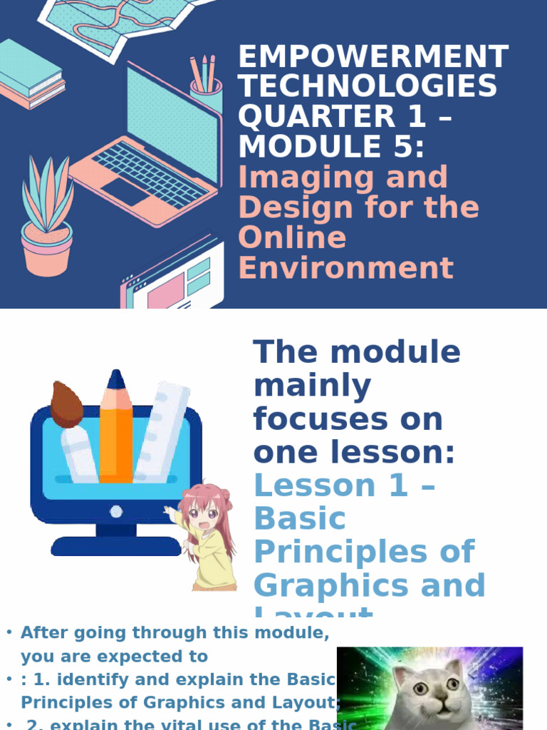 Module 5 Imaging and Design For The Online Environment | PDF